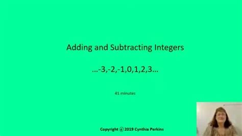 Adding Subtracting Multiplying And Dividing Integers Video TPT