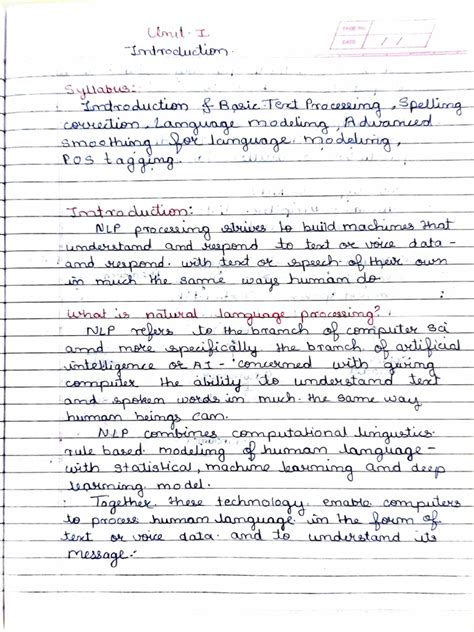 Nlp Unit 1 Pdf