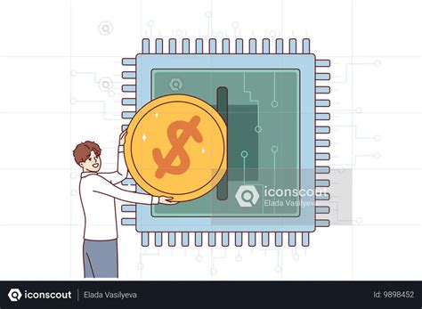 Man Invests In Development Of Microchips And Semiconductors By Inserting Coin Into