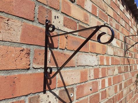 9 1 2 Hanging Basket Bird Feeder Brackets In A Black Etsy