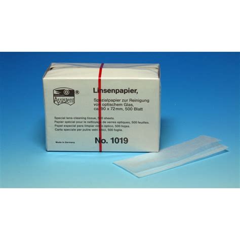 Linsenpapier Glaswarenfabrik Karl Hecht