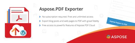 Free Plugin To Export Wordpress Posts To Pdf Wordpress To Pdf