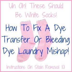 How To Fix A Dye Transfer Or Bleeding Dye Laundry Mishap