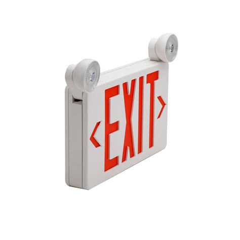 Battery Backup Wall Exit Sign With LED Emergency Light Exit Sign And LED Sign