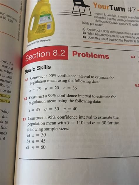 Solved Construct A 90 Confidence Interval To Estimate The