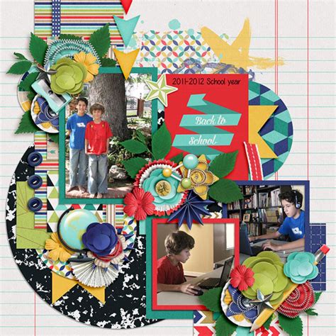 Brainiac Digital Scrapbooking Kit Etsy