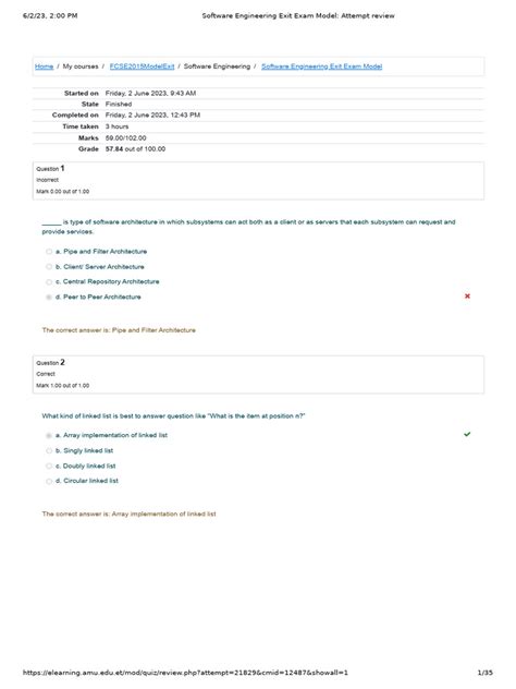exit exam model pdf method computer programming artificial