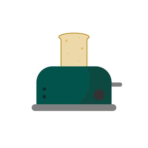 Kitchen Bread Toaster In Flat Design 52934814 Vector Art At Vecteezy