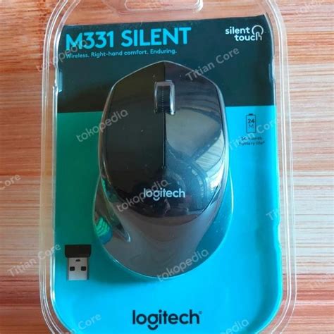 Jual Logitech Mouse Wireless M Silent Plus Mouse Logitech Original Shopee Indonesia