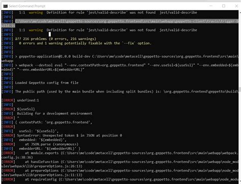 Build Error On Windows Issue Openworm Geppetto Application GitHub