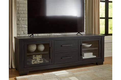 Galliden 80 Tv Stand By Ashley Furniture W841 168 Black Coens Home
