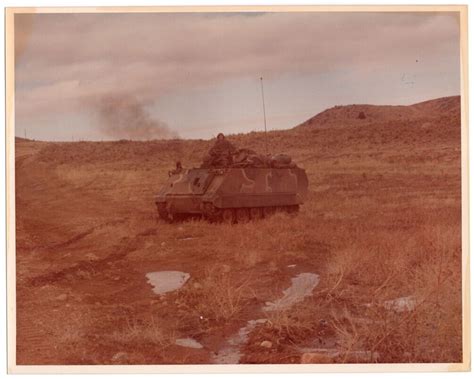 1970s Us Army M113 Apc Armored Personnel Carrier 8x10 Original Photo