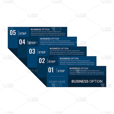 信息图形设计矢量和营销图标可以用于工作流布局，图表，年度报告，网页设计。素材 花瓣网