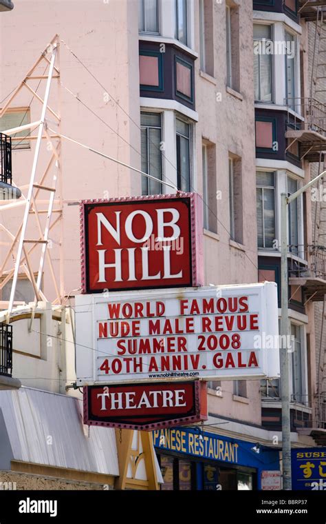 Male Nude Revue At The Nob Hill Theatre San Francisco California