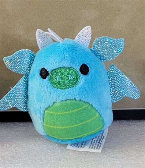 Squishmallows Squishville 2 Dragon Squad Blue And Green Dragon Dalton