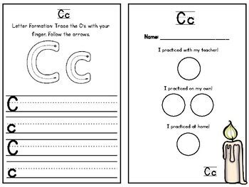 C C Letter Identification Letter Sound Letter Formation TPT