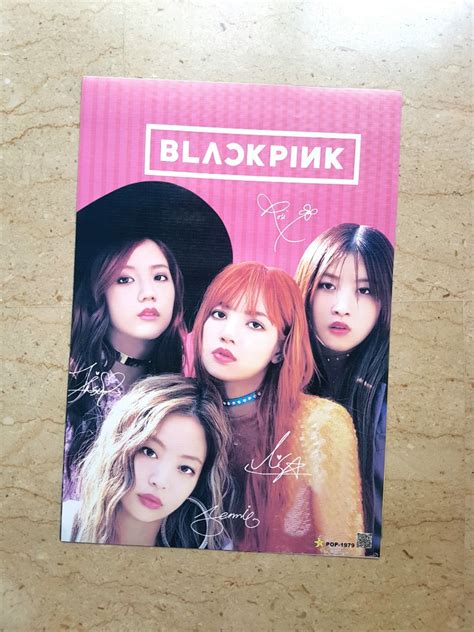 Blackpink Poster Hobbies And Toys Memorabilia And Collectibles J Pop On