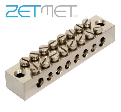 Way Metal Earth Terminal Connection Block Electrical Discounted Supplies
