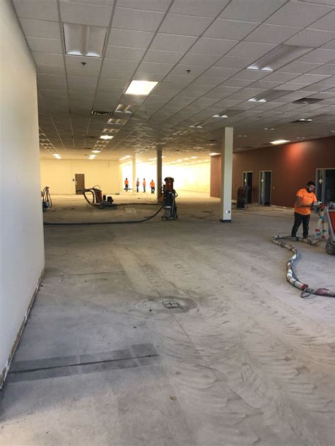 The Beginning Of A Nice Simple Grind And Seal 11 000 Sq Ft Mark Haen