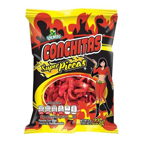 Spicy Corn Snack Fruituras Conchitas Super Picc 8 Oz El Sabor Market