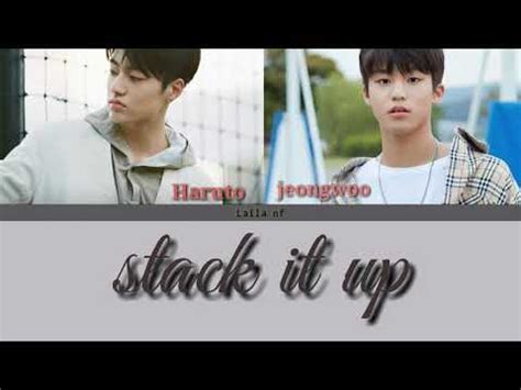 INDOSUB TREASURE PARK JEONG WOO X HARUTO Stack It Up YouTube