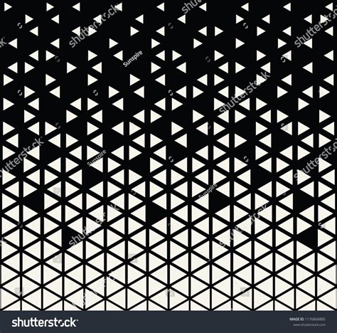 Abstract Seamless Geometric Triangle Pattern Vector Stock Vector Royalty Free 1176868885
