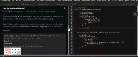geekstreaks2025 dsa graphtraversal islandproblem codingeveryday… anshu priya