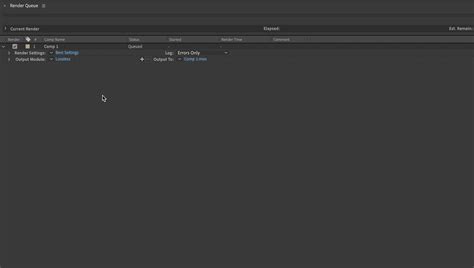 How To Render In Or Export From After Effects