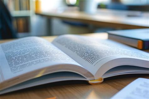 Premium Photo Detailed Employee Handbook Sections On Desk