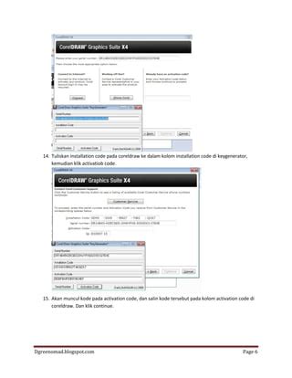 Instalcoreldrawx4 Fullversion PDF