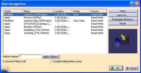 Catia V General Information Product Part Loading And Saving Saving