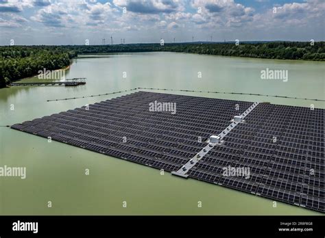 Germanys Largest Floating Solar Power Plant On The Silbersee Iii A