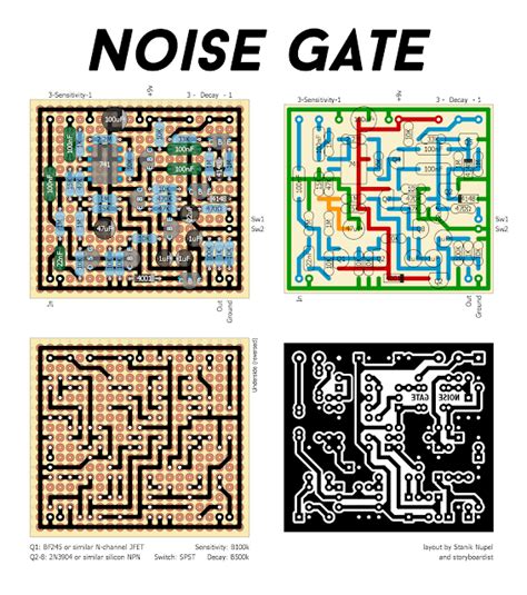Perf And PCB Effects Layouts Noise Gate