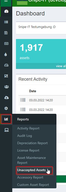 unaccepted assets · issue 10810 · snipe snipe it · github