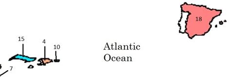 Caribbean Islands And Spain Diagram Quizlet