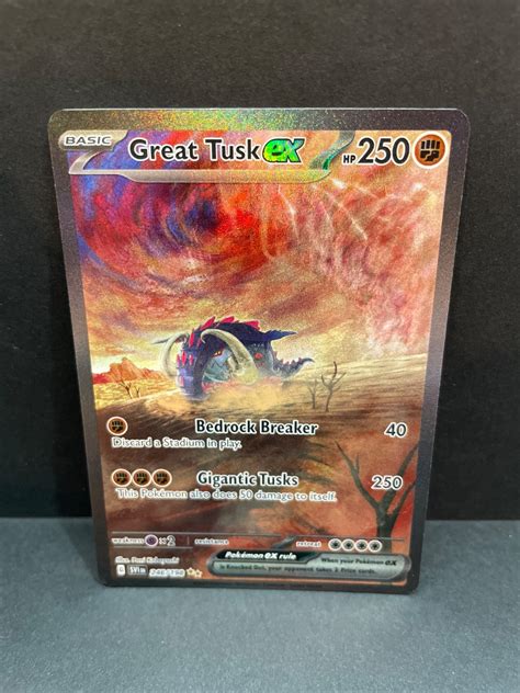 Great Tusk Ex 246 Current Market Value Scarlet And Violet