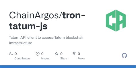 Github Chainargostron Tatum Js Tatum Api Client To Access Tatum