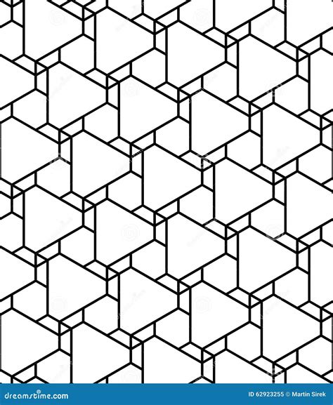 Vector Modern Seamless Geometry Pattern Futuristic Black And White