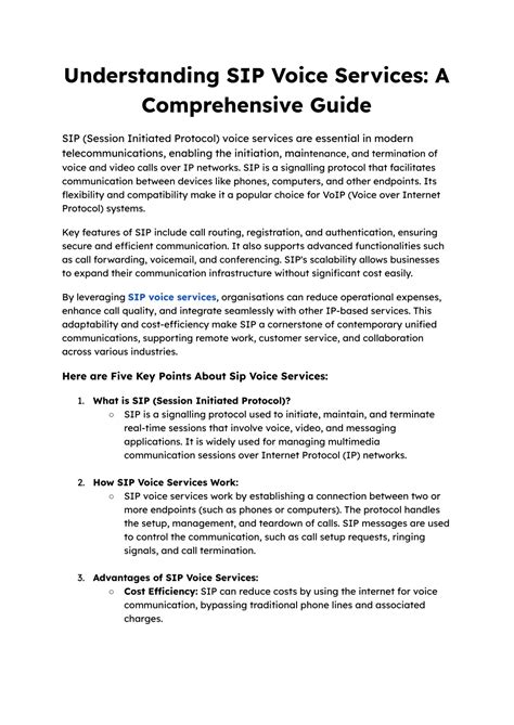 ppt understanding sip voice services a comprehensive guide powerpoint presentation id 13461376