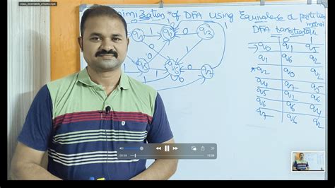 minimization of finite automata dfa using equivalence or partition