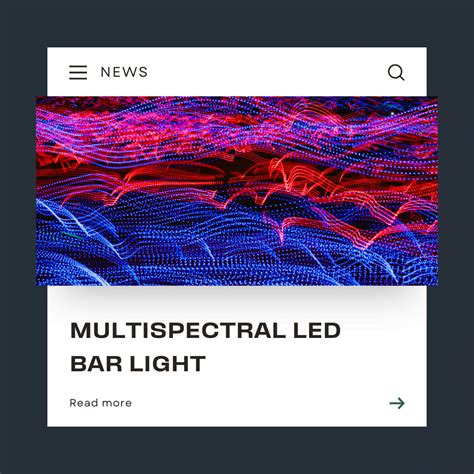Multispectral Led Bar Lights Discover Your Wavelength