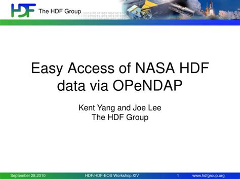 Ppt Easy Access Of Nasa Hdf Data Via Opendap Powerpoint Presentation Id866226