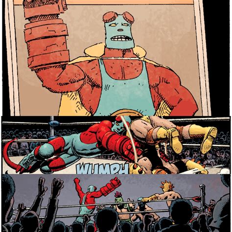 Man I Wish I Could See Hellboy Wrestle Live As A Luchador Album On Imgur