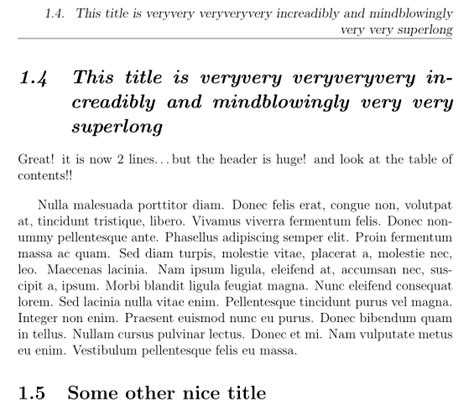 Sectioning Change Font Size Of Section Title In Document Without Messing Table Of Contents And