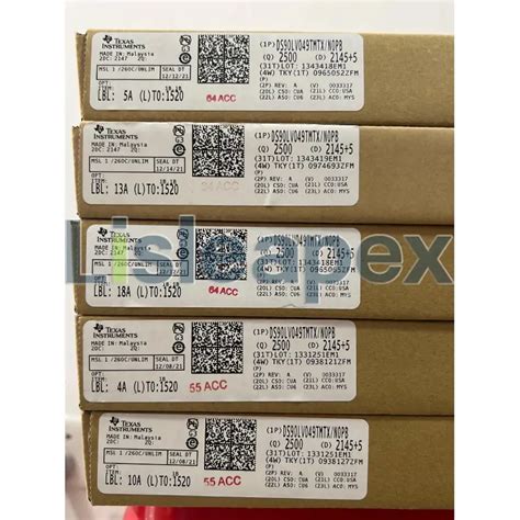 DS90LV049TMTX NOPB Texas Instruments LVDS Interface IC 亮辰科技