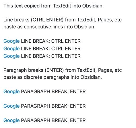 Pasting A List Of Links Creates Newlines In Between Links Help Obsidian Forum