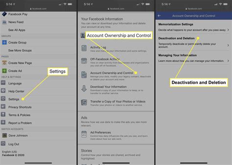 How To Deactivate Facebook On IPhone