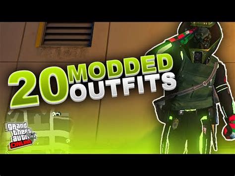 20 MODDED OUTFITS XDEV OUTFIT EDITOR GTA ONLINE PC ONLY YouTube
