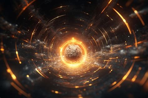 Premium Ai Image Accelerating Particles In A Particle Collider Octa