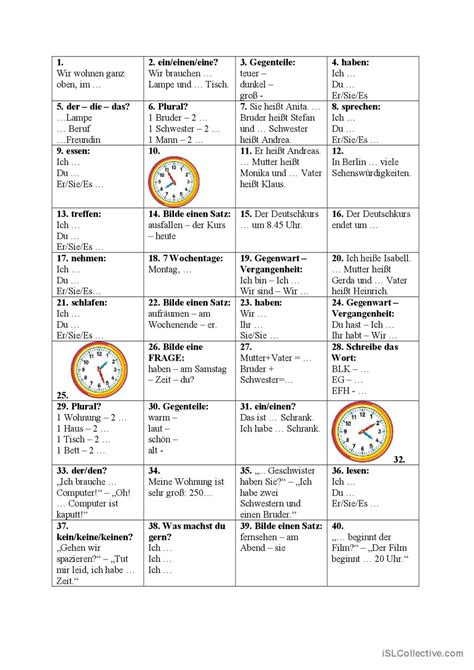 Wiederholung Pluspunkt Deutsch Lekti Deutsch Daf Arbeitsblätter Pdf And Doc